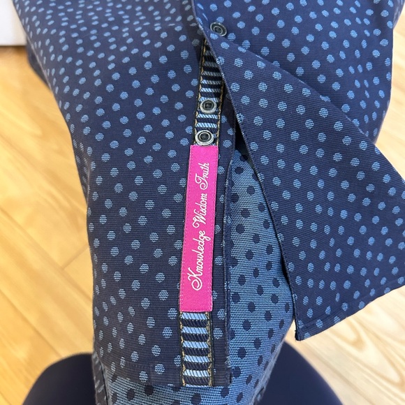 Robert Graham | Shirts | Robert Graham Dark Blue Geometric Shirt | Poshmark